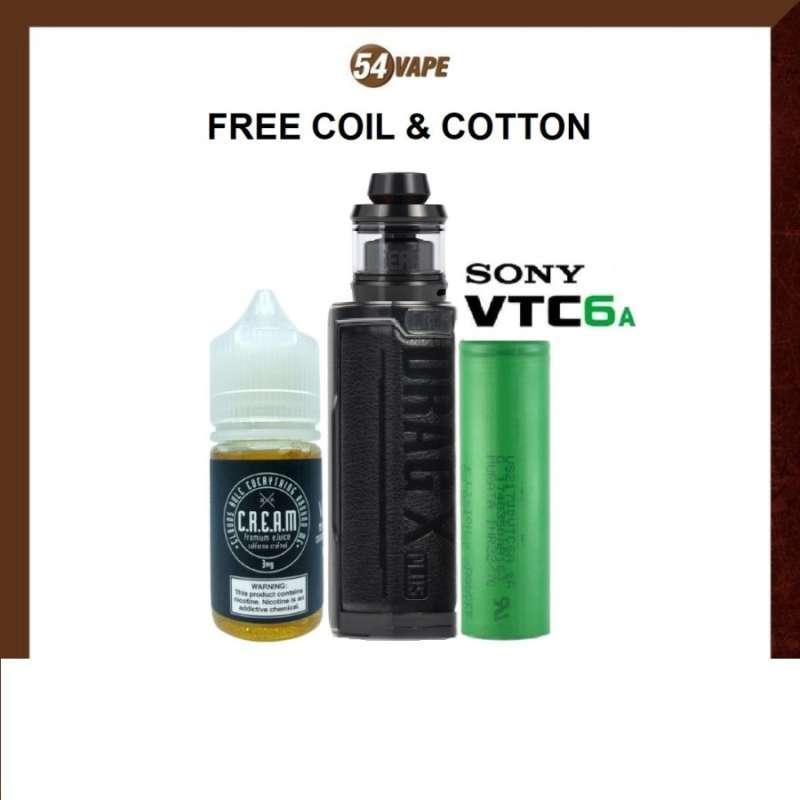 Jual Drag X Plus Mod Wth Gear RTA Liquid Freebase and 21700 Battery ...