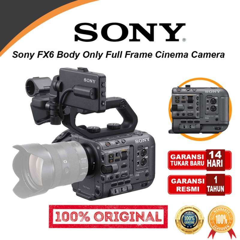 Jual Sony FX6 Body Only Full Frame Cinema Camera - FX 6 BO Fullframe Resmi di Seller DG PRO ...