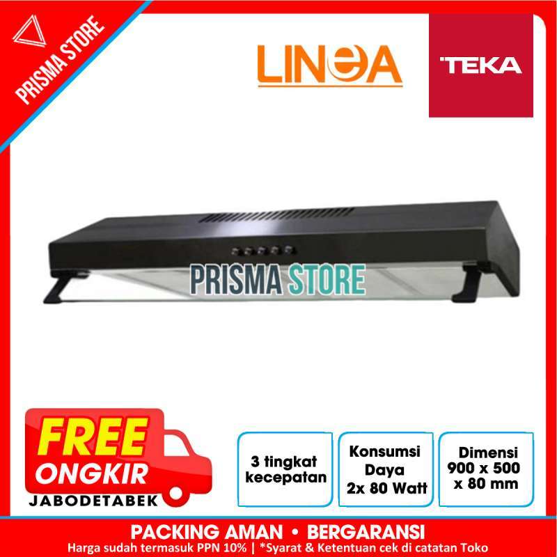 Jual Teka Linea Slim Cooker Hood Penghisap Asap 90 cm LSH-902 LSH902 di ...