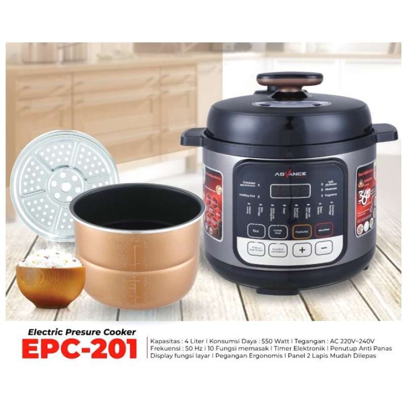 Jual Jual Advance Panci Presto Listrik Electric Pressure Cooker 4 Liter ...