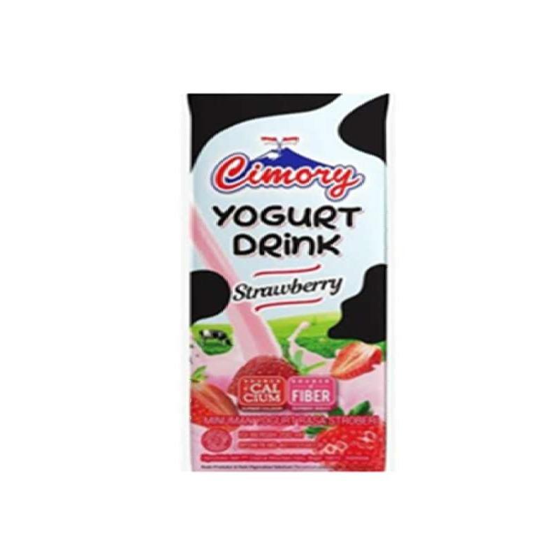 Jual Cimory Yogurt Drink 200 ml UHT strawberry (1pcs) Halal di Seller ...