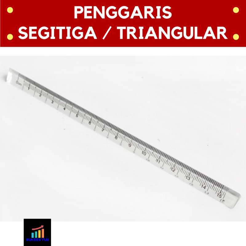 Jual Penggaris PLASTIK SEGITIGA TRIANGULAR PRISM RULER di Seller ...