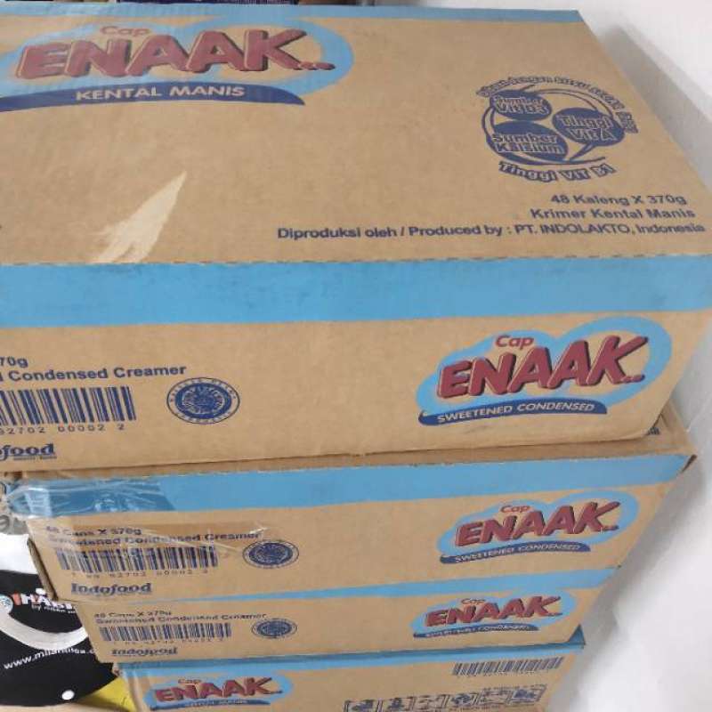 Jual Susu Cap Enaak SKM Putih [370 g/ Kaleng] 1 Dus / 48 pcs di Seller ...