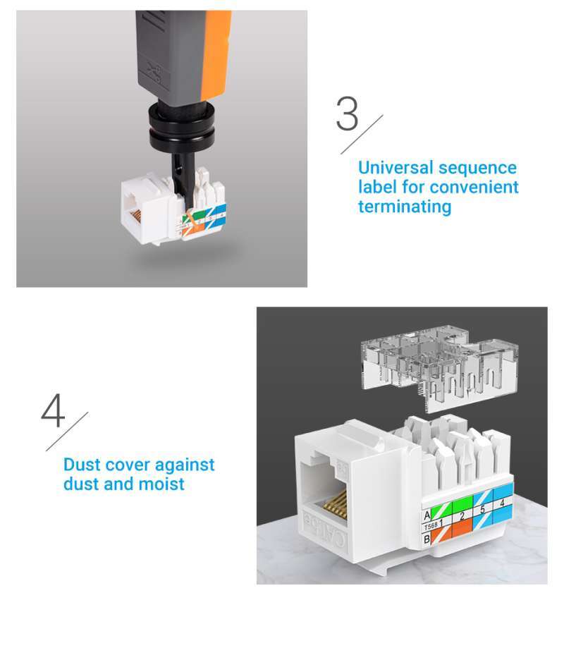 Jual Vention Konektor Rj45 Cat 5e/6 Modular Di Seller Vention Indonesia ...