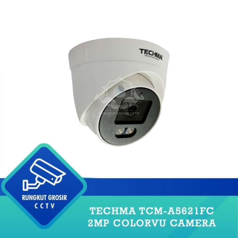 Jual Dijual Techma Kamera CCTV Indoor Full Color TCM A5621FC 2MP ...