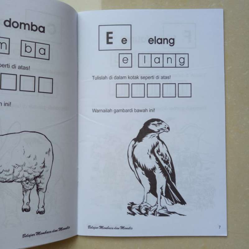 Jual BUKU ANAK TK SD KELAS 1 BELAJAR MEMBACA DAN MENULIS SAMBIL ...