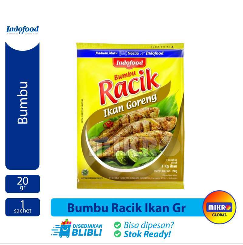 Jual Indofood Bumbu Instan [20 gr] 1 sachet saset BUMBU RACIK - di ...