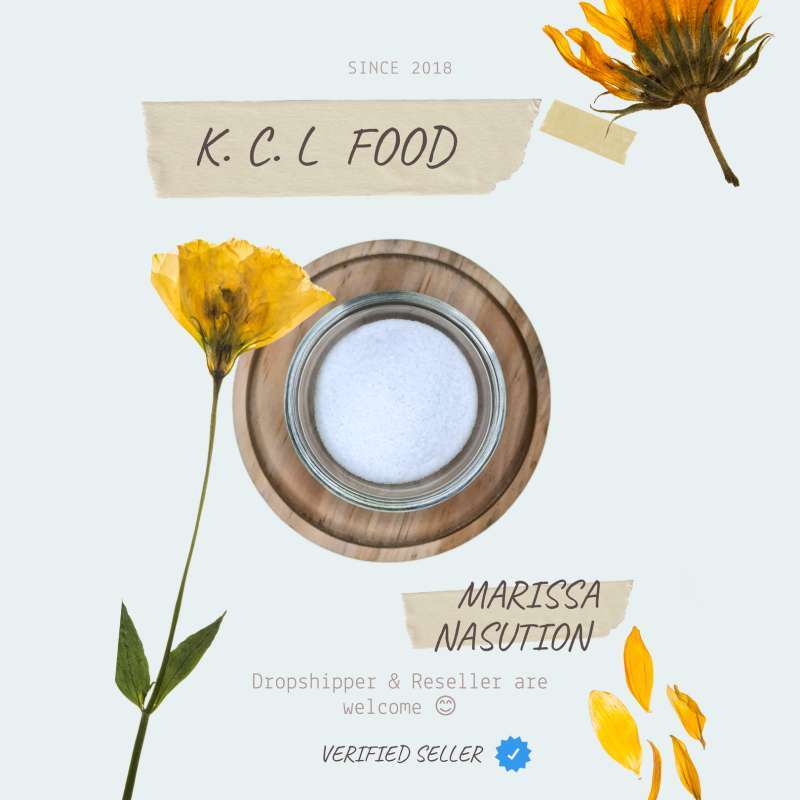 Jual Murah KCL Potassium Chloride Kalium Klorida Food Grade 100 GR di ...