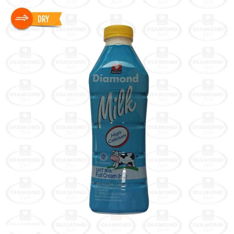 Jual DIAMOND MILK UHT FULL CREAM PREMIUM 1 L (BOTOL) di Seller ...