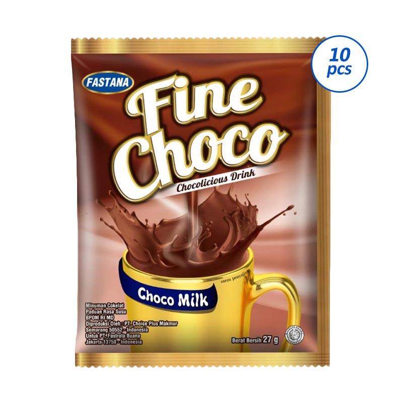 Jual Fine Choco Fastana Choco Milk Minuman Cokelat [10 Pcs] Di Seller ...