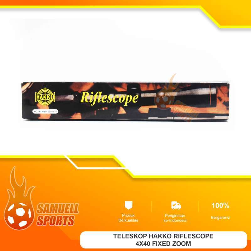 Promo Teleskop Hakko Riflescope 4X40 Fixed Zoom Aksesoris Senapan Angin ...