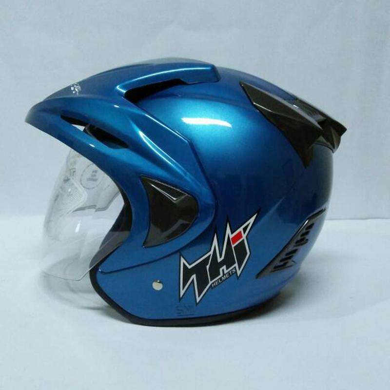 Jual Helm Big Size Thi Half Face Sni Dan Original - Light Blue M di ...