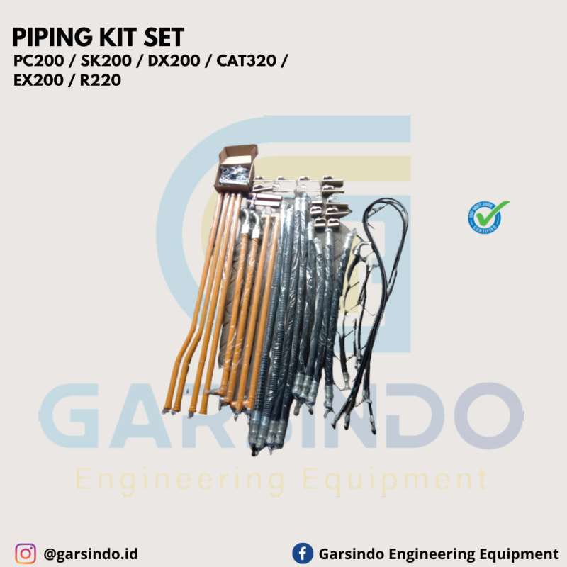 Jual PIPING KIT BREAKER CAT 320 / PC200 / SK200 / DX200 / ZX200 / R220 ...