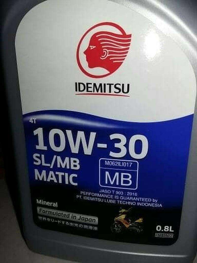 Jual Oli Mesin Motor Matic Idemitsu Sl/Mb 10W/30 (0,8L) di Seller ...