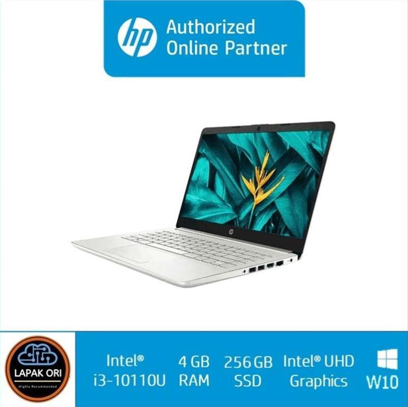 Jual Hp Notebook 14s-cf2517tu I3-10110u 4gb 256gb Uma Backlit Keyboard ...