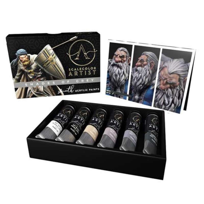 Jual Scale 75 Scalecolor Artist Paint Set - Shades of Grey di Seller ...