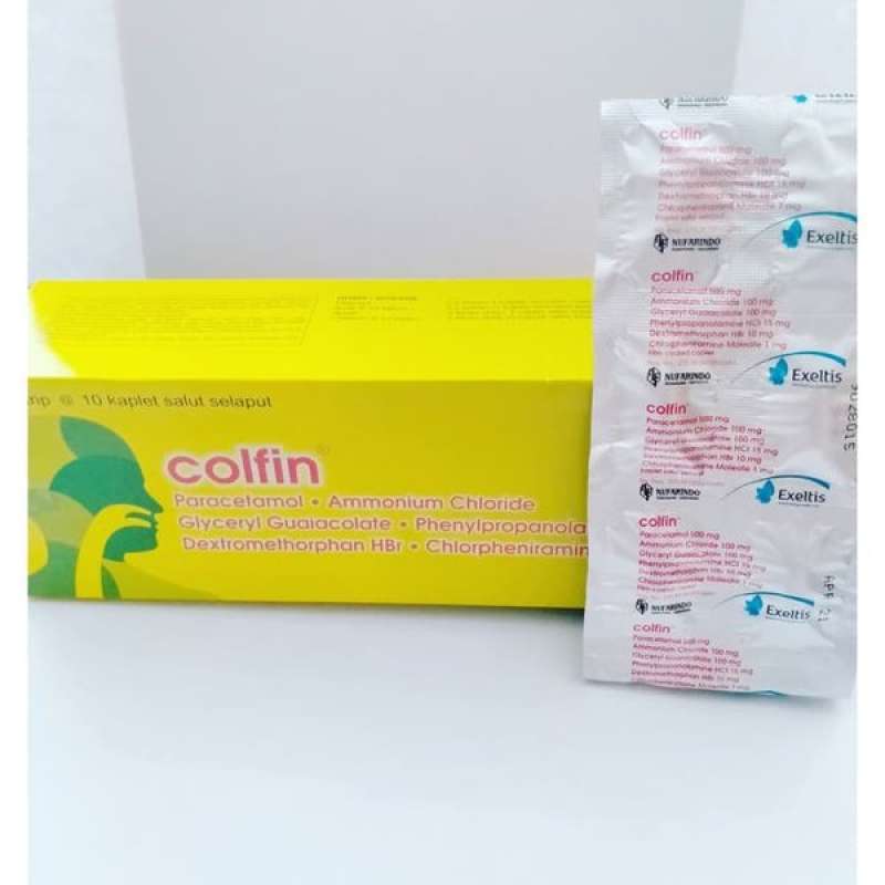Jual COLFIN 100 KAPLET NUFARINDO di Seller Antasena store - Kota ...