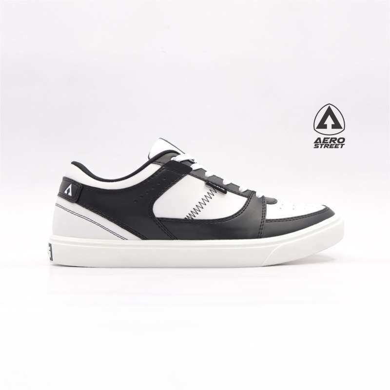 Promo Aerostreet 36-45 Hoops Low Hitam Putih - Sepatu Sneakers Casual ...