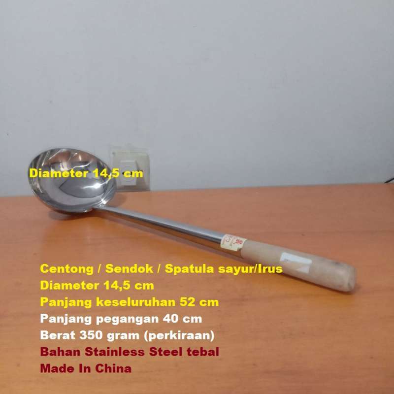 Jual Irus Super Besar Diameter 6 Cm - 17 Cm, Stainless Tebal, Gagang ...