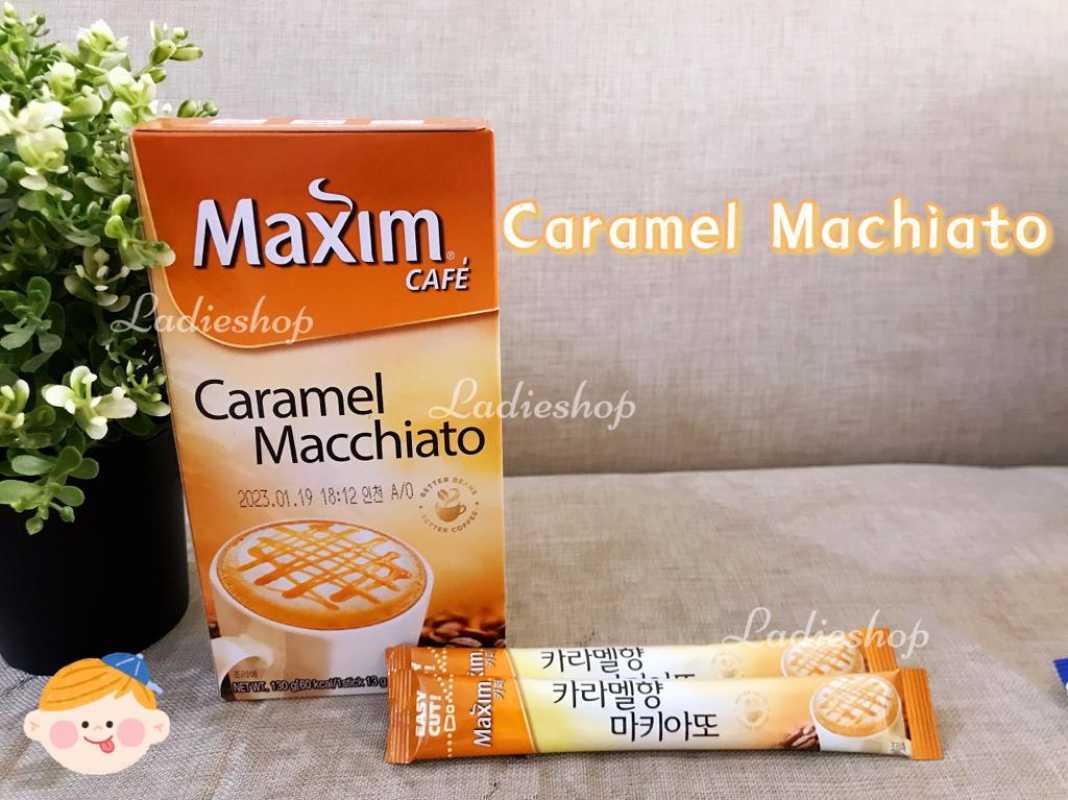 Promo MAXIM Coffee - Kopi Korea Rasa Cappucino Hazelnut, Cappucino ...