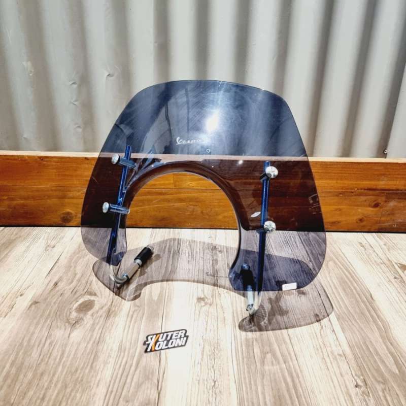 Jual Piaggio Flyscreen Fly Screen Smoke Vespa Primavera 3v iget abs di ...