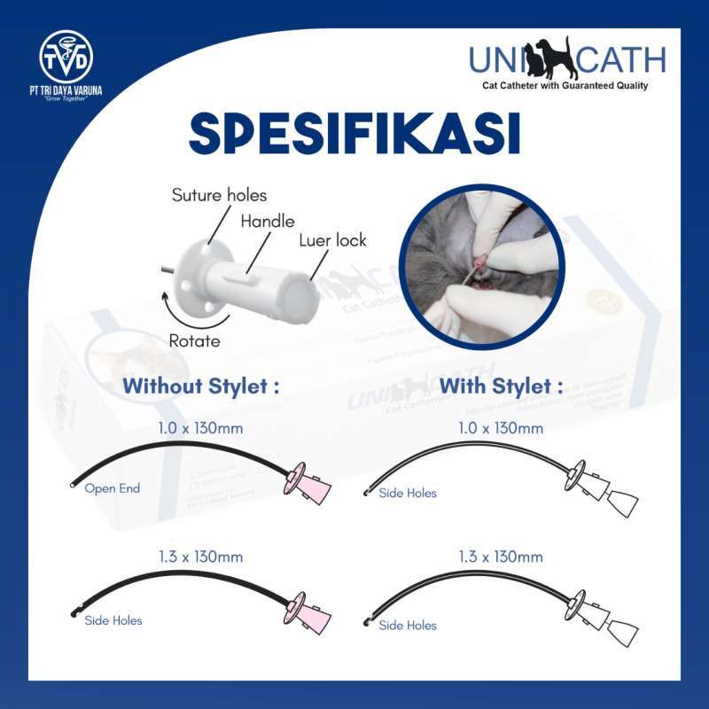 Promo Unicath Catheter With Stylet 12 Pcs Diskon 2% di Seller Tri Daya ...
