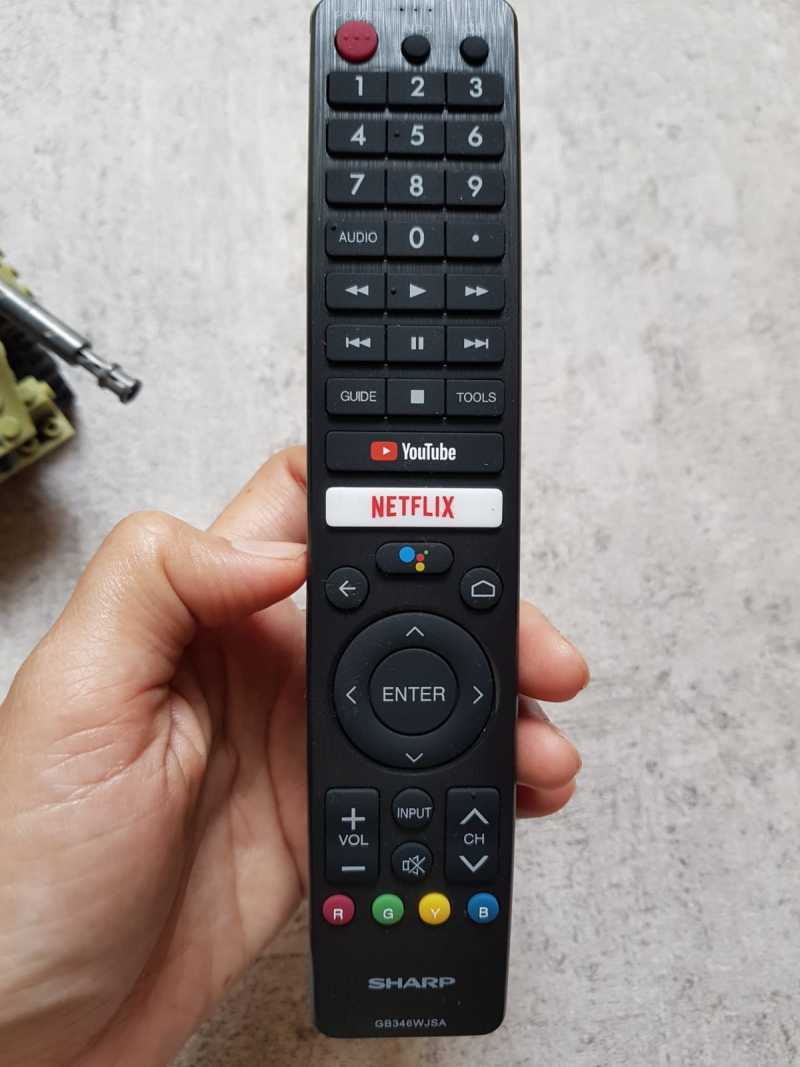 Jual Remote Tv Sharp Smart Android Tv 4k Gb346wjsa ( Terbaru ...