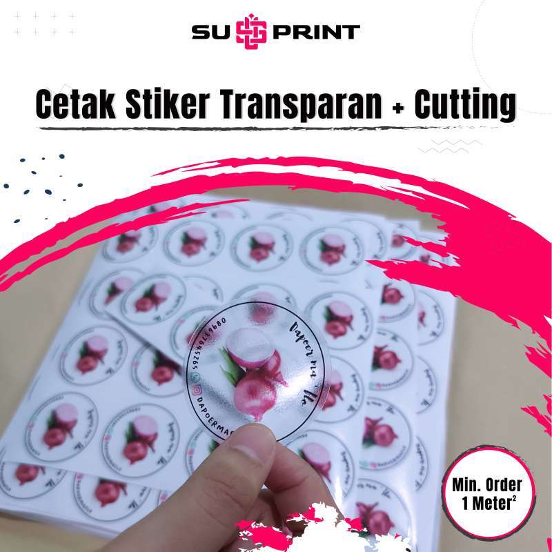 Jual Sticker Vinyl Transparan Permeter² - Uk. Custom Cutting Sesuai ...