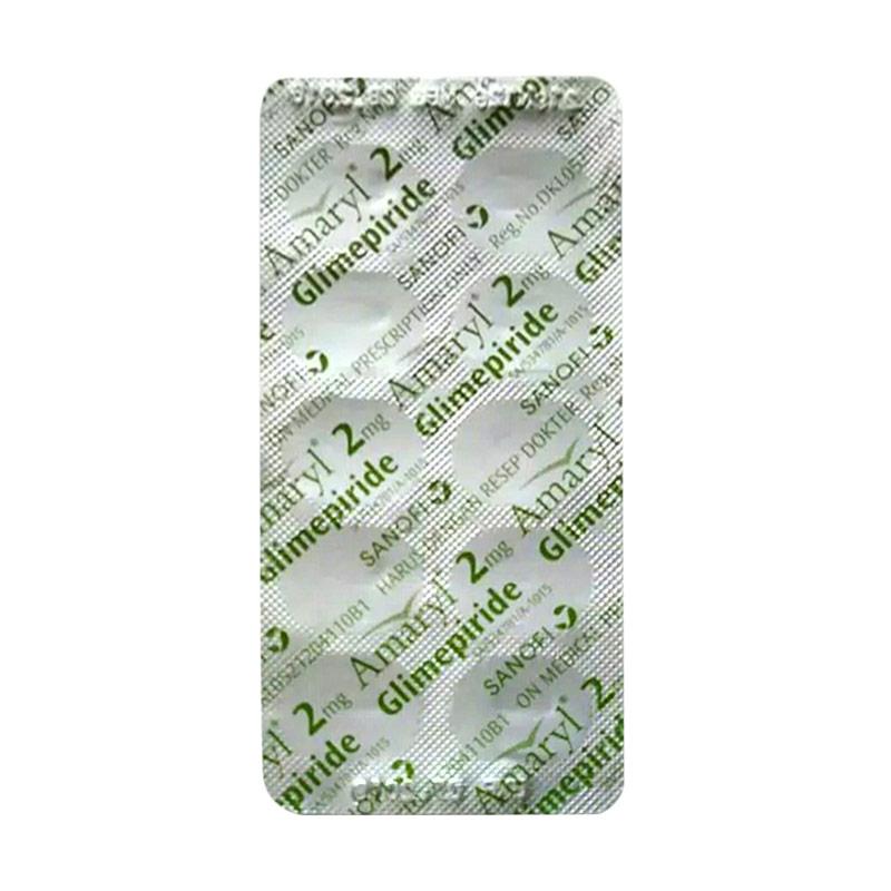 Jual Sanofi Aventis Amaryl 2mg Obat Resep Dokter [1 strip/10 tablet] di ...
