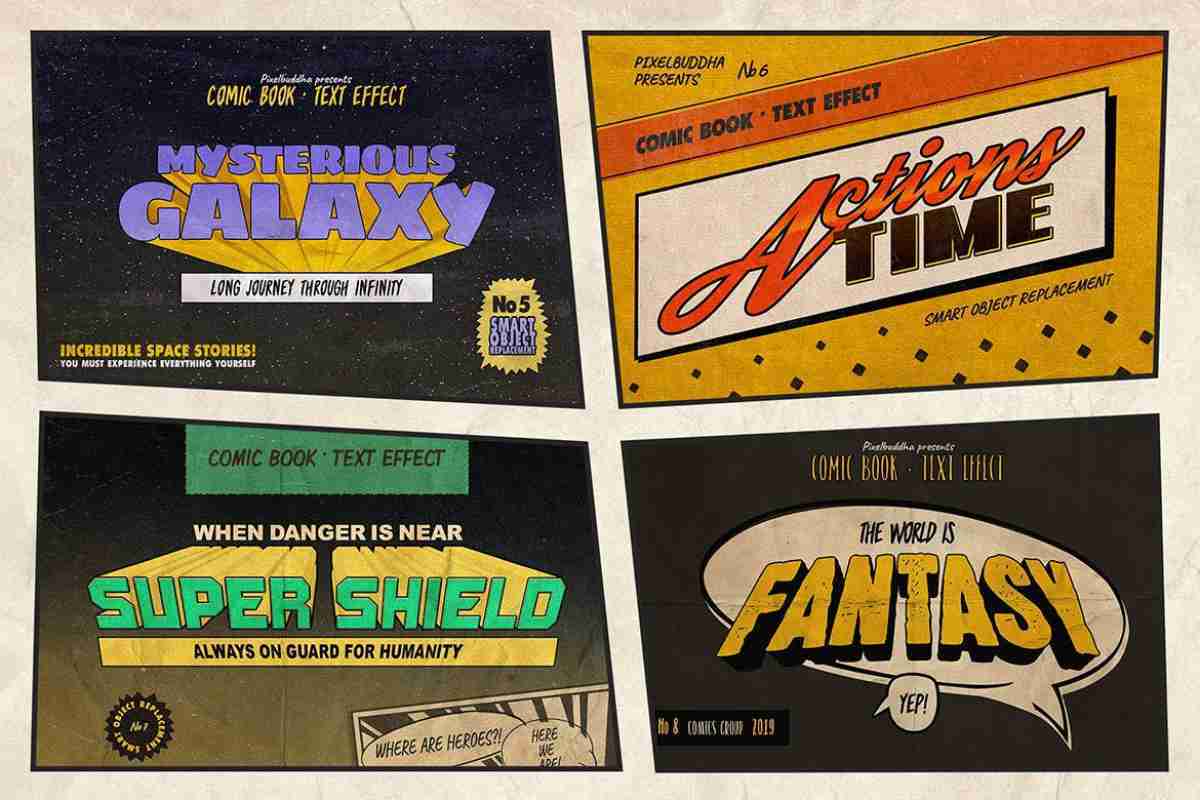 Jual Marvelous Vintage Comics Bundle For Adobe Illustrator And Di ...
