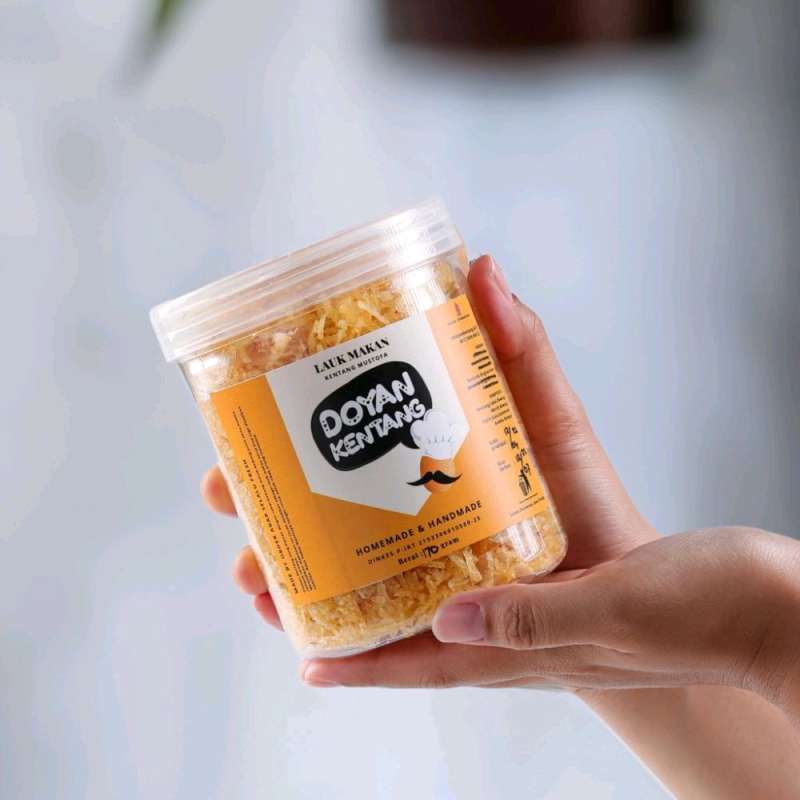 Promo Kentang Mustofa Doyan Kentang Toples 150 Gram - Original Pedas ...