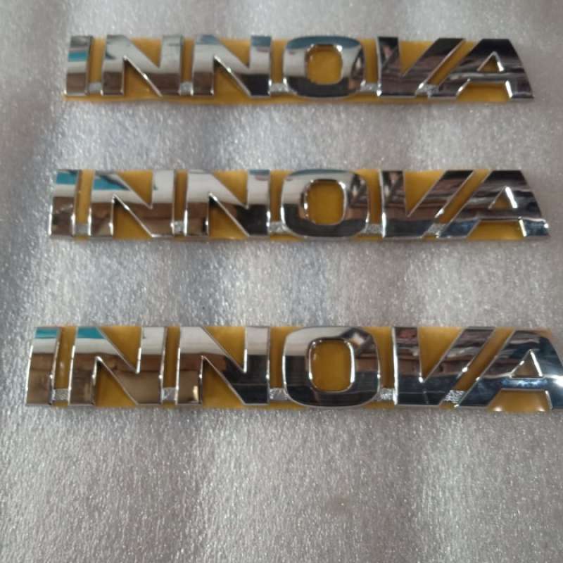 Jual EMBLEM INOVA ORIGINAL ASLI BAWAAN MOBIL TOYOTA INOVA di Seller ...