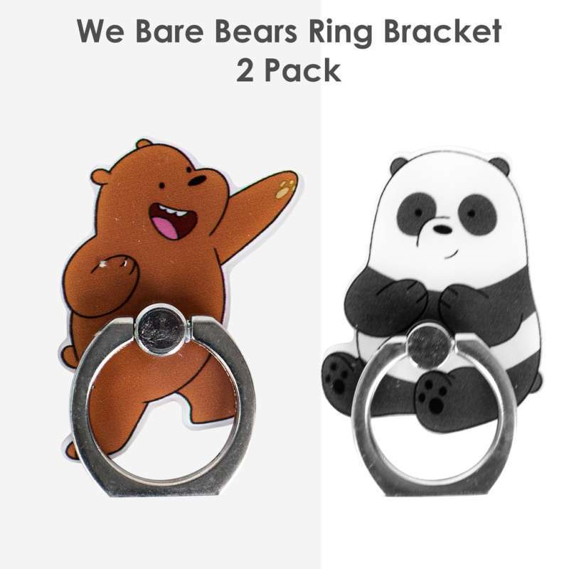Jual MINISO official We Bare Bears Ring Holder Phone Mobile Stand HP 2 ...
