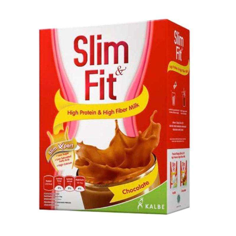 Jual Slim & Fit Powder Milk Chocolate Minuman Kesehatan [6 x 54 g] di ...