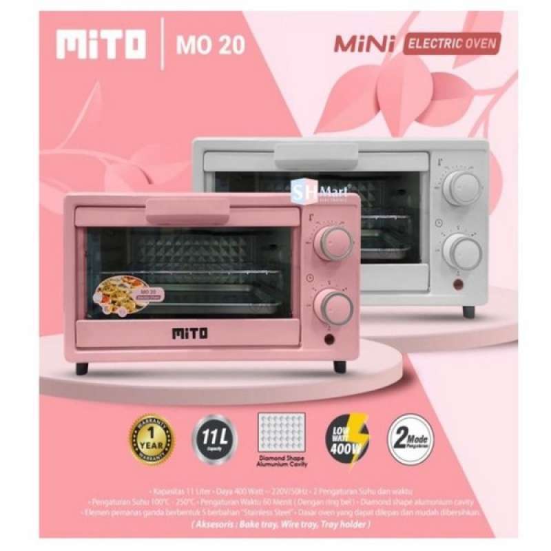 Jual Mito Electric Oven Mo 20 Oven Listrik Mini Mo20 / Mo20 Kapasitas ...