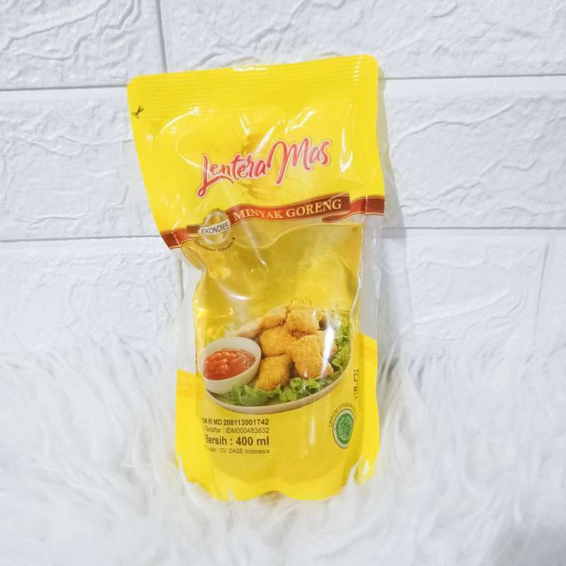 Jual Minyak Goreng Lentera Mas Cooking Kemasan Pouch Oil 400ml di ...