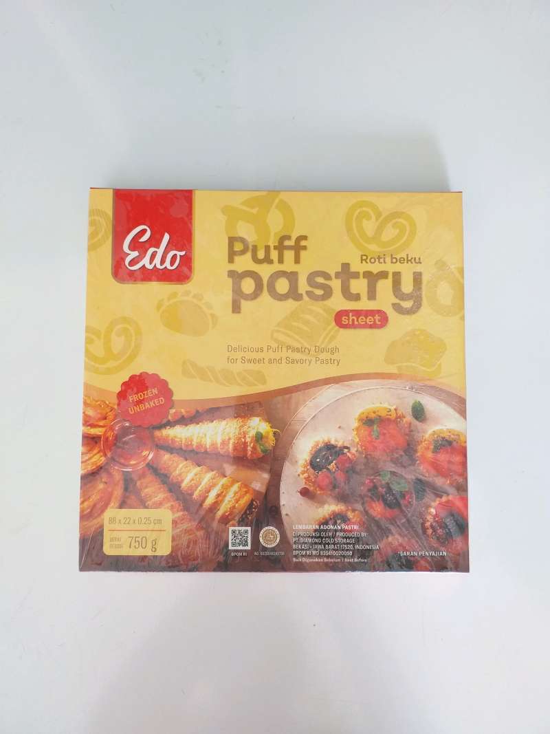 Jual EDO Puff Pastry Sheet 750 Gram di Seller Gwen Market - Tajur ...