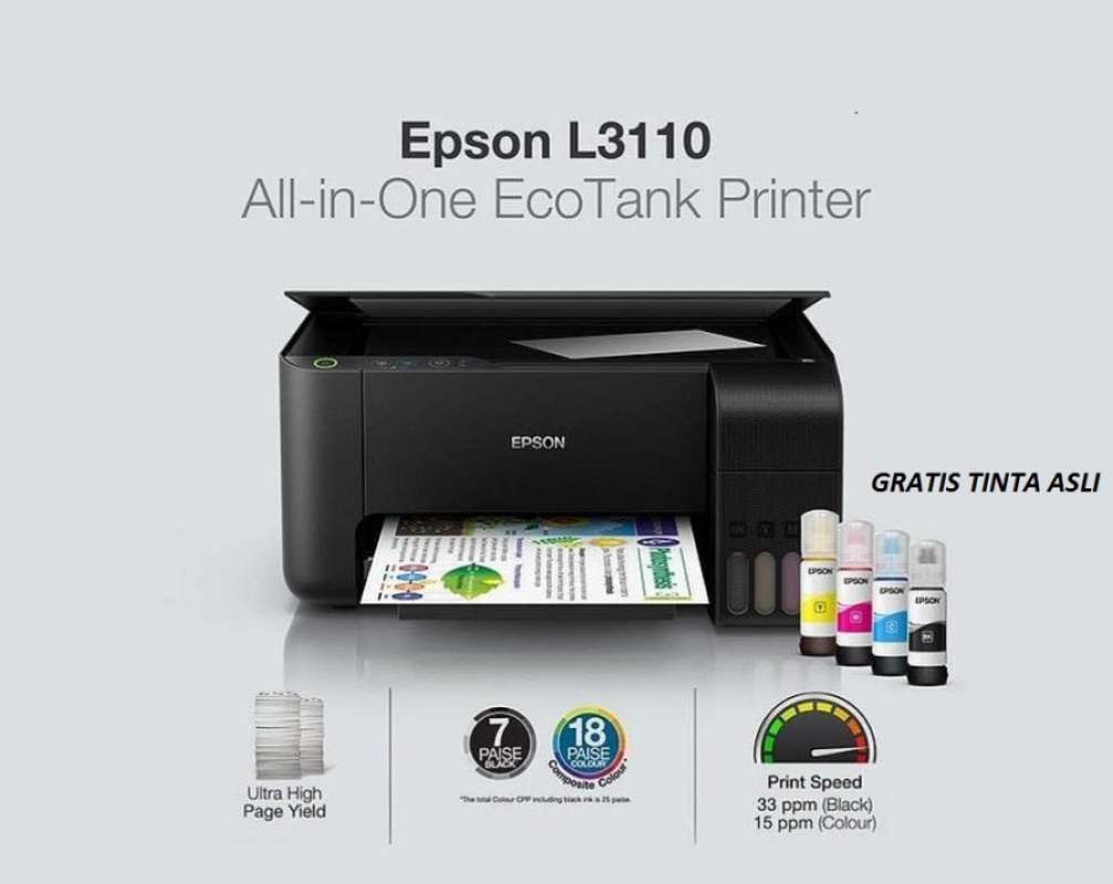 Jual PRINTER EPSON L3110 - ALL IN ONE PRINTER di Seller MANDIRI ...