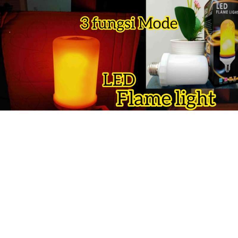 Jual Bohlam Lampu LED api / LED flame light E27 9watt/dekorasi/lampu ...
