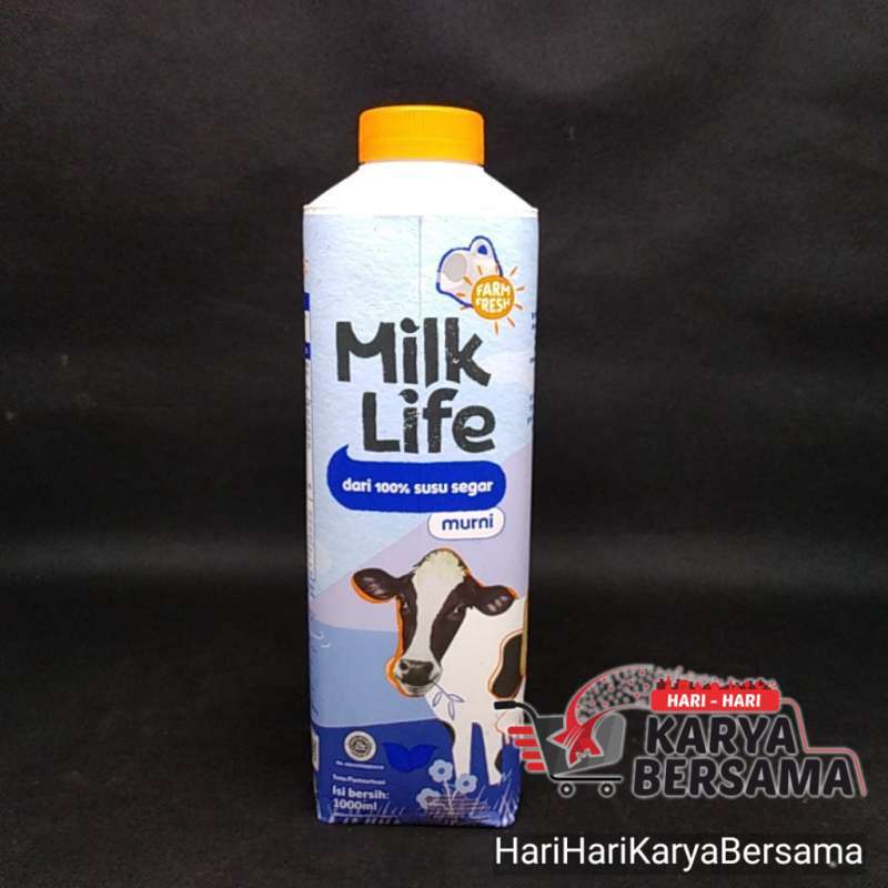 Jual MILK LIFE FRESH MILK SUSU PURE PASTEURISASI 1000ML di Seller ...