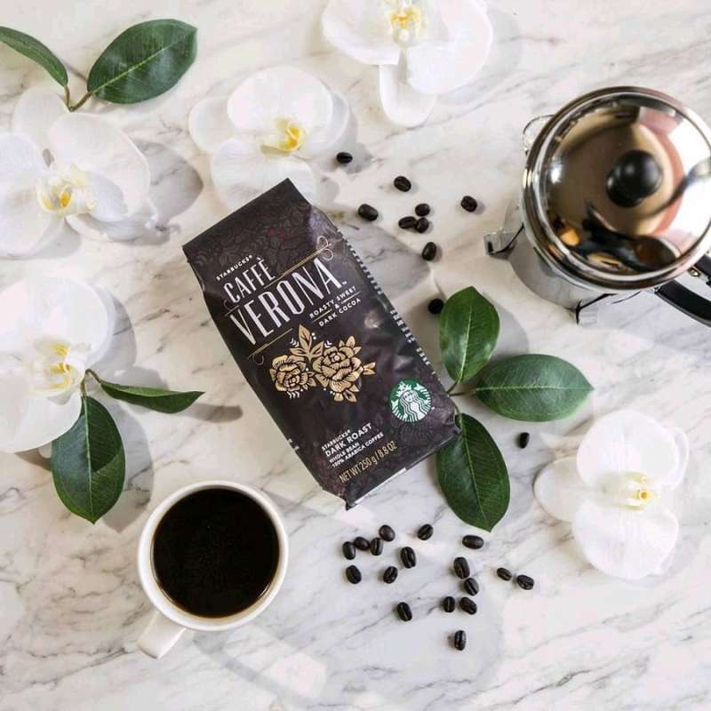 Jual Biji Kopi Starbucks Coffee Verona Blend Original Premum 250gr ...