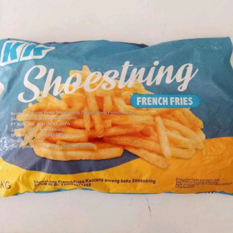 Jual KK Shoestring French Fries 1 Kg / Kentang Goreng Kong Kee Frozen ...