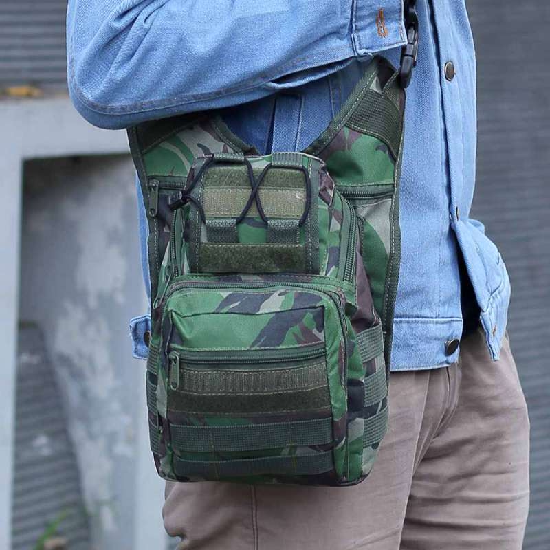 Promo tas selempang pria tactical hijau army lct 333 tas samping tni ...