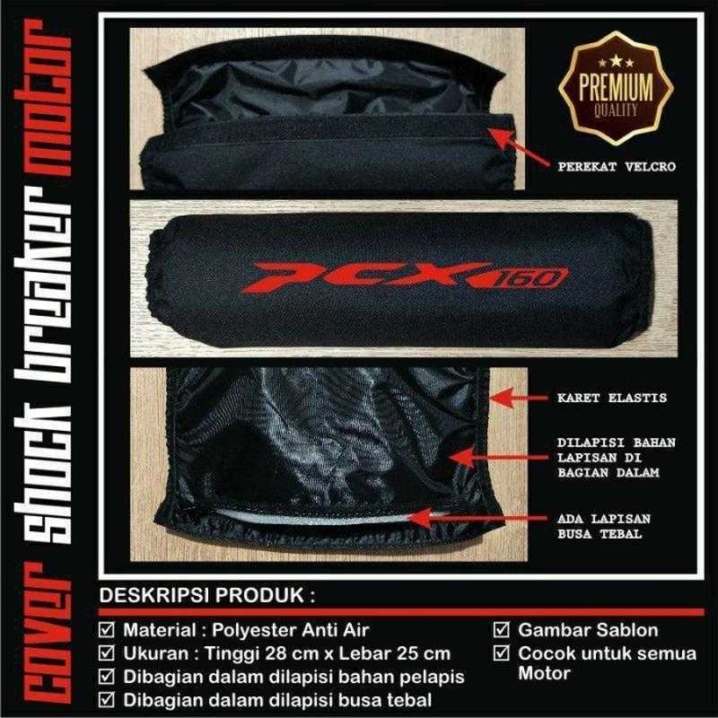 Jual Sarung/Cover SHOCKBREAKER PCX 160 dan PCX 150 - Merah di Seller ...