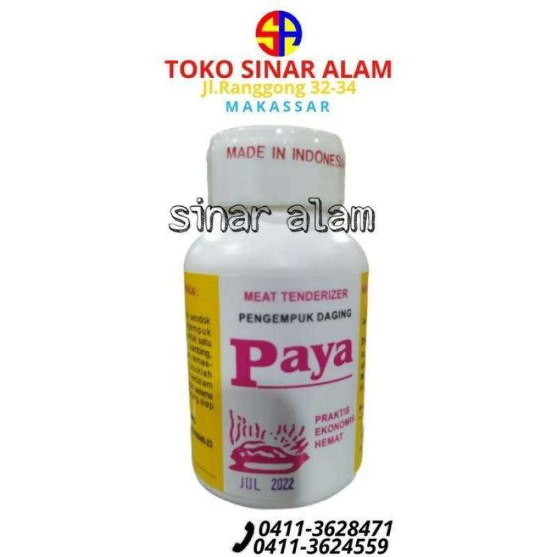 Jual Paya pengempuk daging 70 gr/meat tenderizer di Seller Sinar Alam Grocery - Bulogading, Kota ...