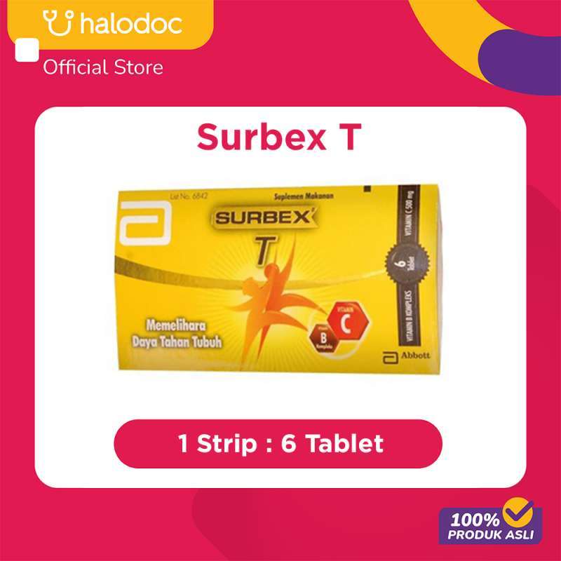 Jual Surbex T 6 Tablet di Seller Halodoc Official Store - Kota Jakarta ...