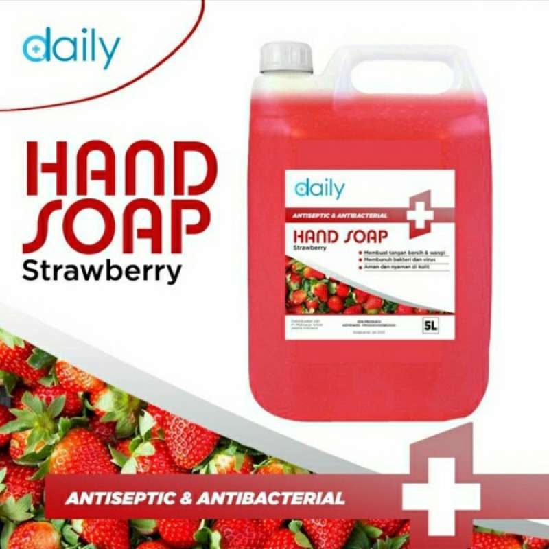 Promo daily hand soap | sabun cuci tangan | hand soap strawberry ...