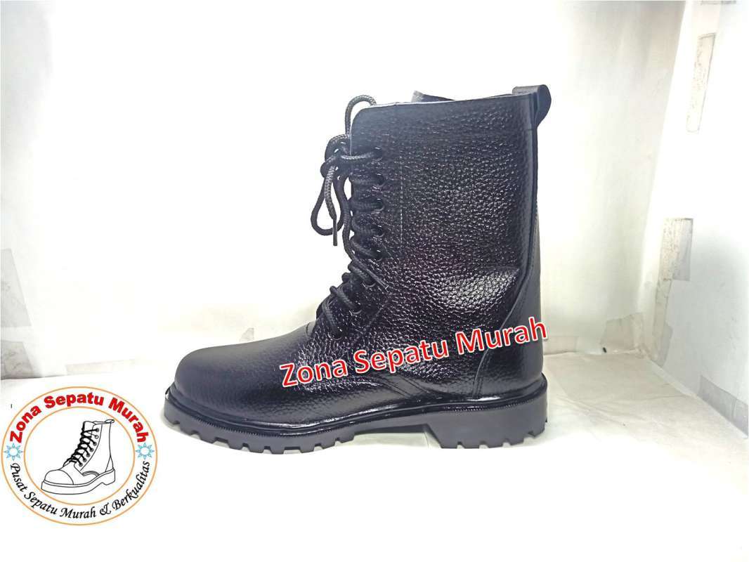 Jual Sepatu Pdl Kulit Asli Standar Linmas Hansip Security Harga ...