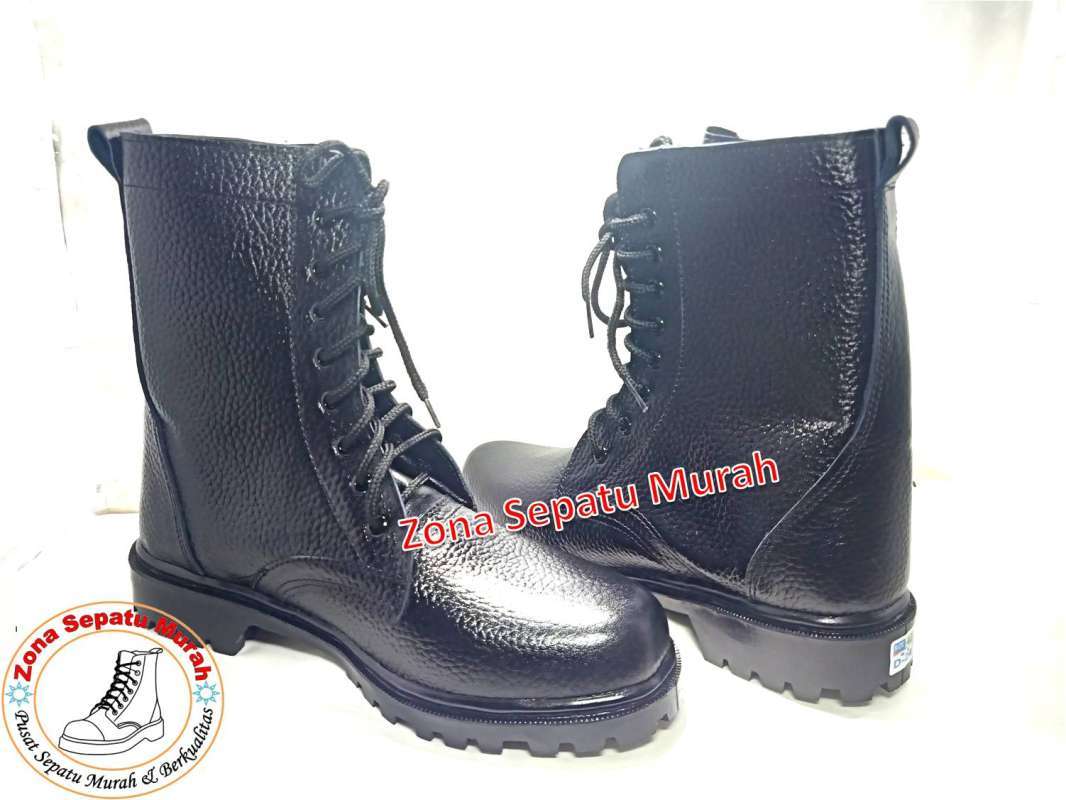 Jual Sepatu Pdl Kulit Asli Standar Linmas Hansip Security Harga ...