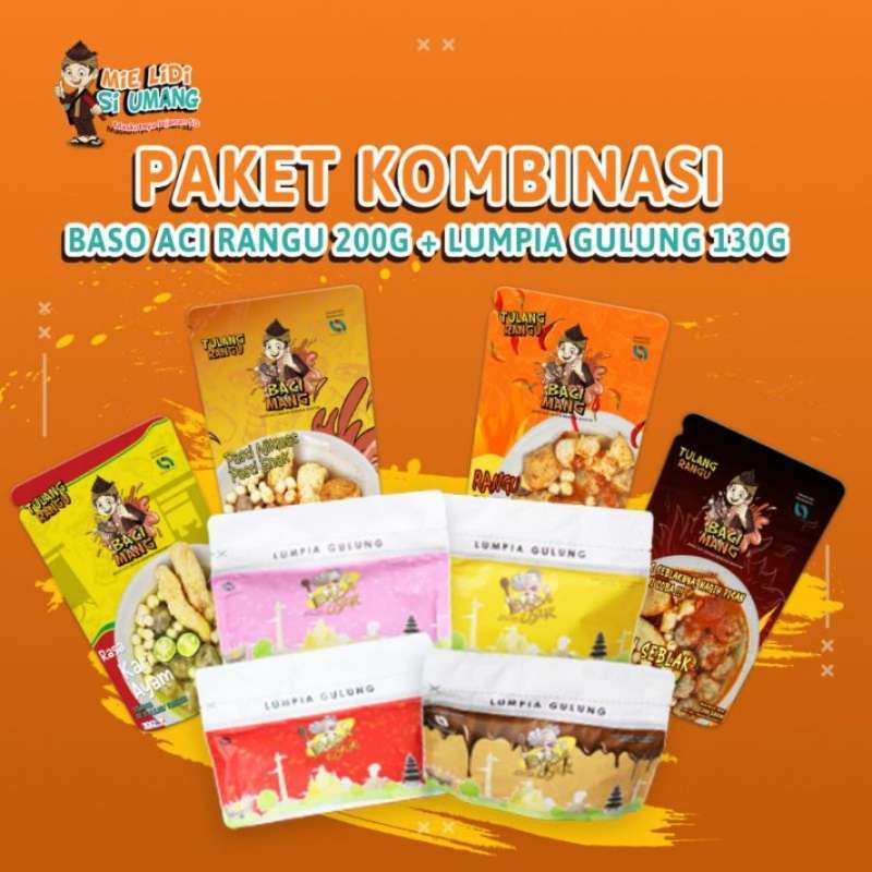 Jual Si Umang Paket Kombinasi Baso Aci Tulang Rangu 200g dan Lumpia ...